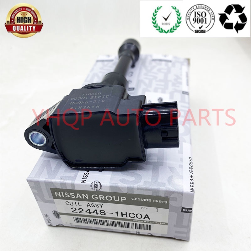 (ORIGINAL) HANSHIN IGNITION PLUG COIL NISSAN ALMERA N17 1.5cc 22448 ...