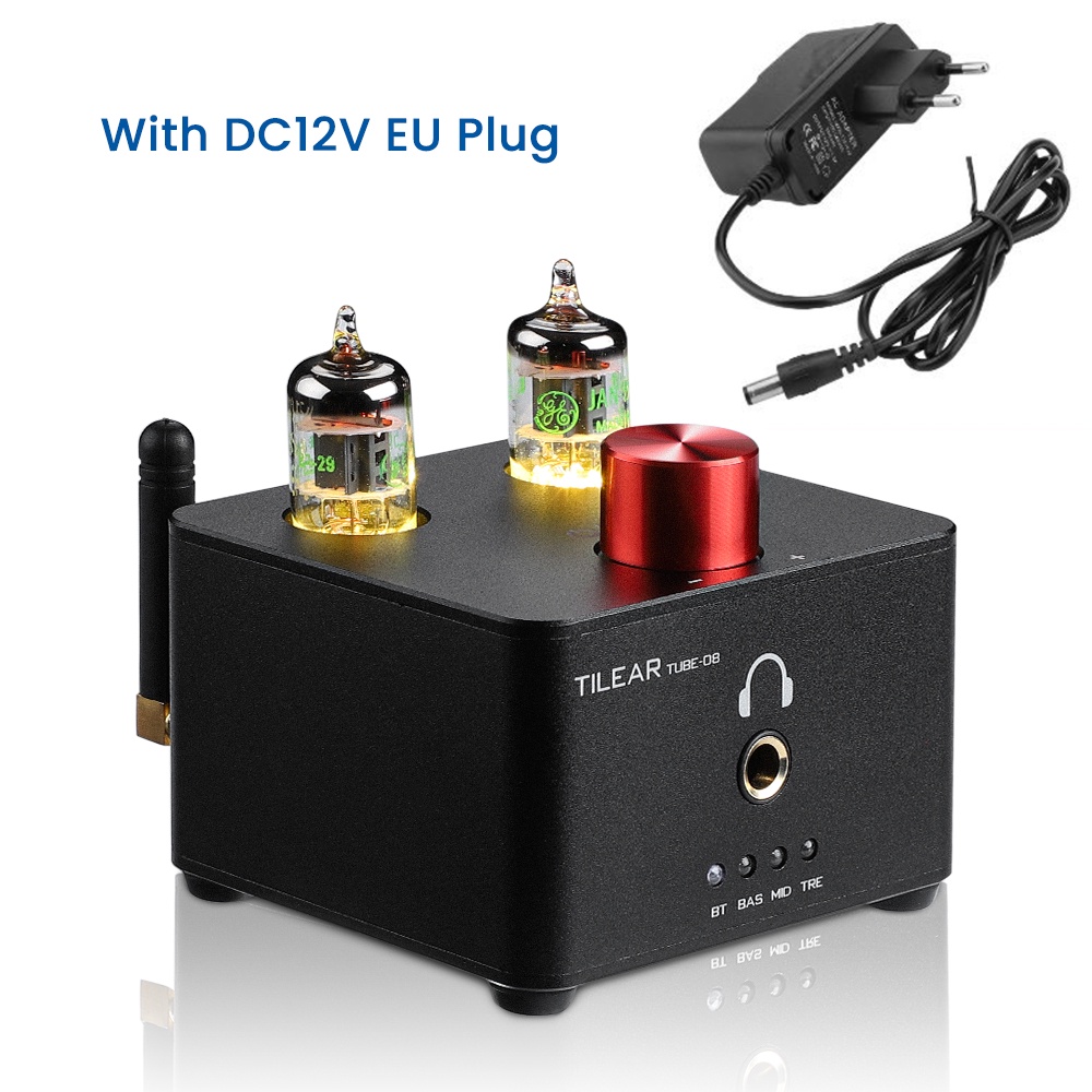 AIYIMA HiFi Bluetooth Tube Amplifier Preamp Stereo Pre-Amplifier TPA6120 Headphone Amplifier USB ...