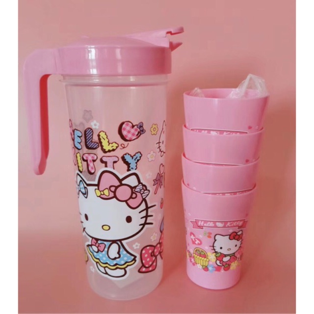 Hello kitty Pitcher W/glass | Shopee Philippines