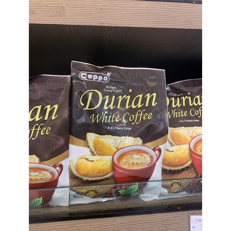 Durian white coffee coppo hazel coffee | Shopee Philippines