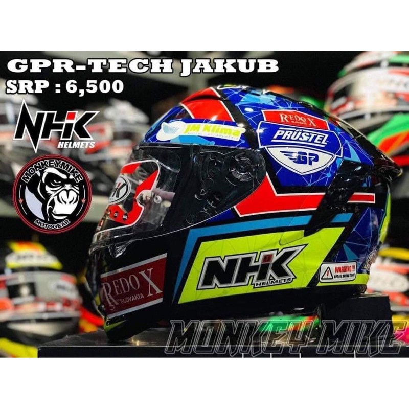 NHK GPR-TECH(racing helmet) | Shopee Philippines