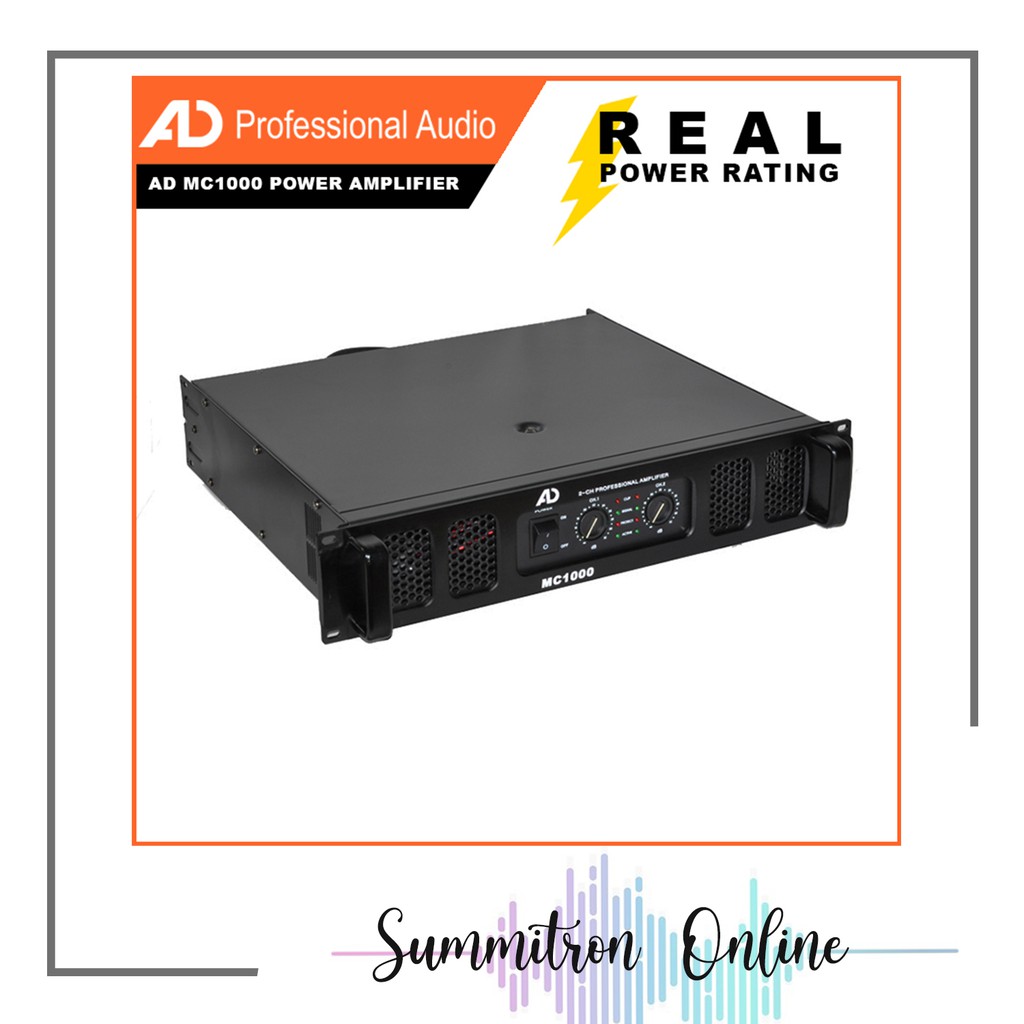 AD MC1000 Series Professional Amplifier | Shopee Philippines