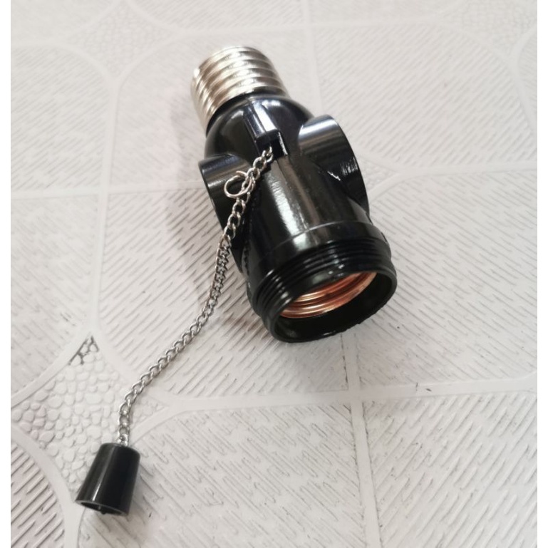 FIREFLY Pull Chain Socket With Flat Pin Outlet / Weatherproof Socket ...