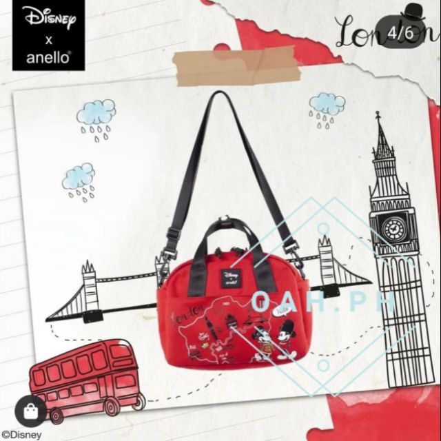 NEW ARRIVAL 2-Way Anello Disney Mickey Mouse Body Bag | Shopee Philippines