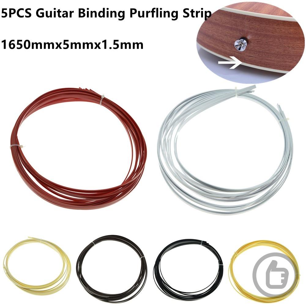 Guitar Binding Purfling Strip 5pcs Binding Purfling For Luthiers Guitar ...