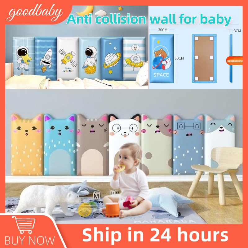 Anti collision foam wallpaper 3CM thicken bumper soft package with tape ...