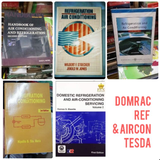 Domrac REF & AIRCON TESDA books bundle | Shopee Philippines