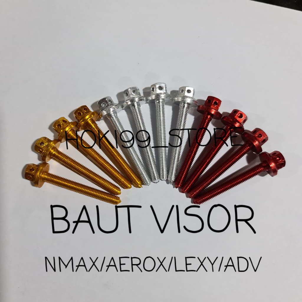 Nmax/aerox/lexy/adv VISOR Bolts (1Set = 4pcs) | Shopee Philippines