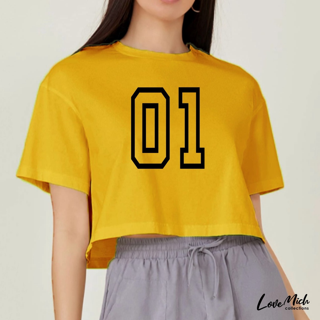 Plus Size Top Oversized Croptop 2xl 3xl Women Tees Number Jersey Tees ...