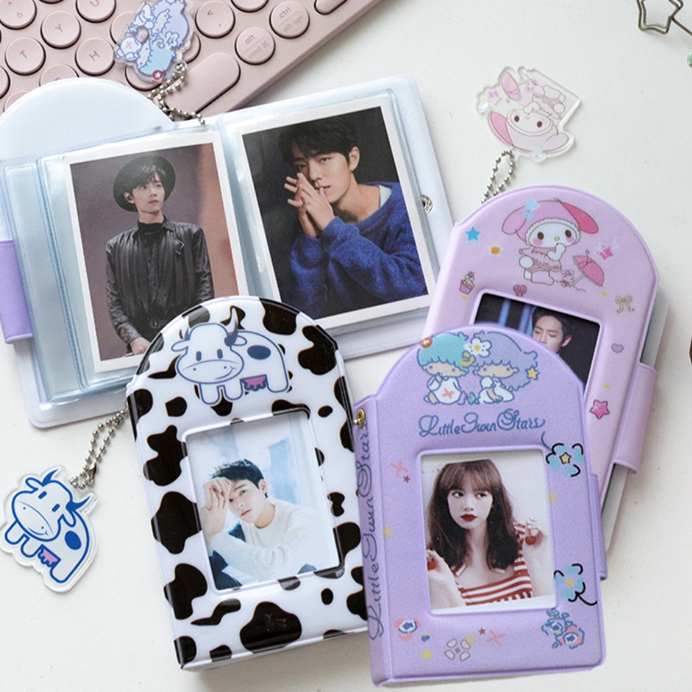 Sanrio 3 Inch Photo Album Cartoon PVC Card Holder Mini Album Idol ...