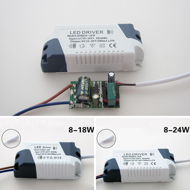 8-18W/8-24W LED DRIVER / Transformer LED Ceilling Light Lamp Driver ...