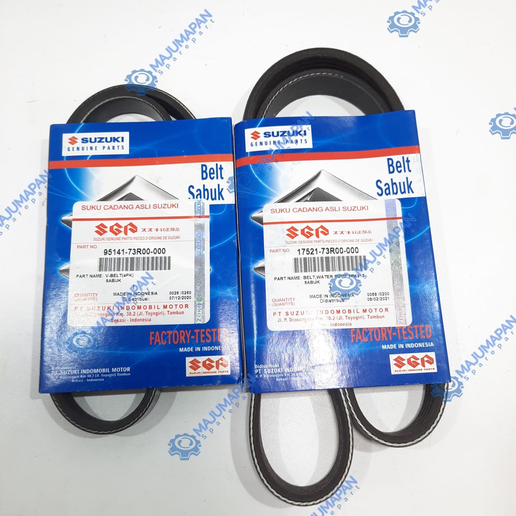 MESIN Fan Belt Engine Fan Strap Set Suzuki All new Ertiga GA GL GX ...