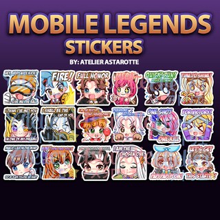 Mobile Legends Waterproof Stickers | Aquaflask | Laptop & Phone ...