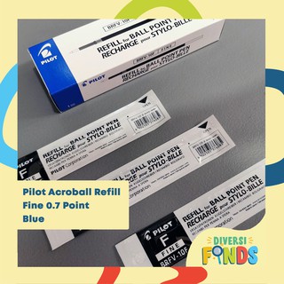 Pilot Acroball White Series, Acro 300, Acro 1000 Refill Fine 0.7, EF 0. ...