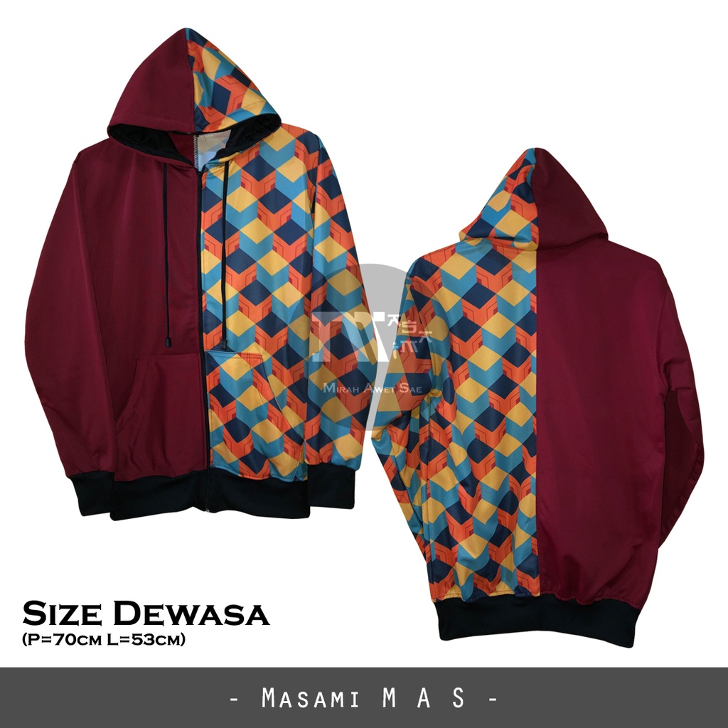 Anime Demon Slayer Kimetsu no Yaiba Giyuu Tomioka Full Print Distro ...