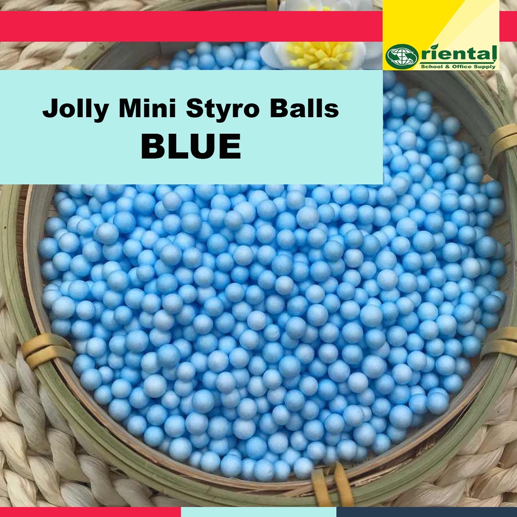 Jolly Mini Styro Balls / Beads - White and Colored Styrofoam Ball ...
