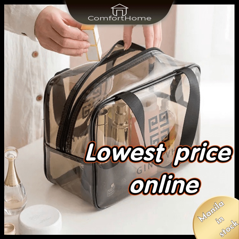 R107 COD Transparent bag PVC make up pouch travel waterproof ...