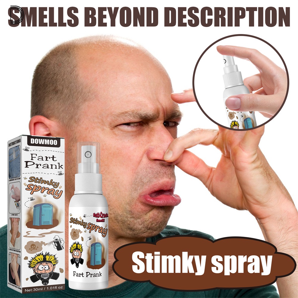 30ml Stinky Spray Liquid Fart Gag Prank Joke Spray Stink Bomb Smelly ...