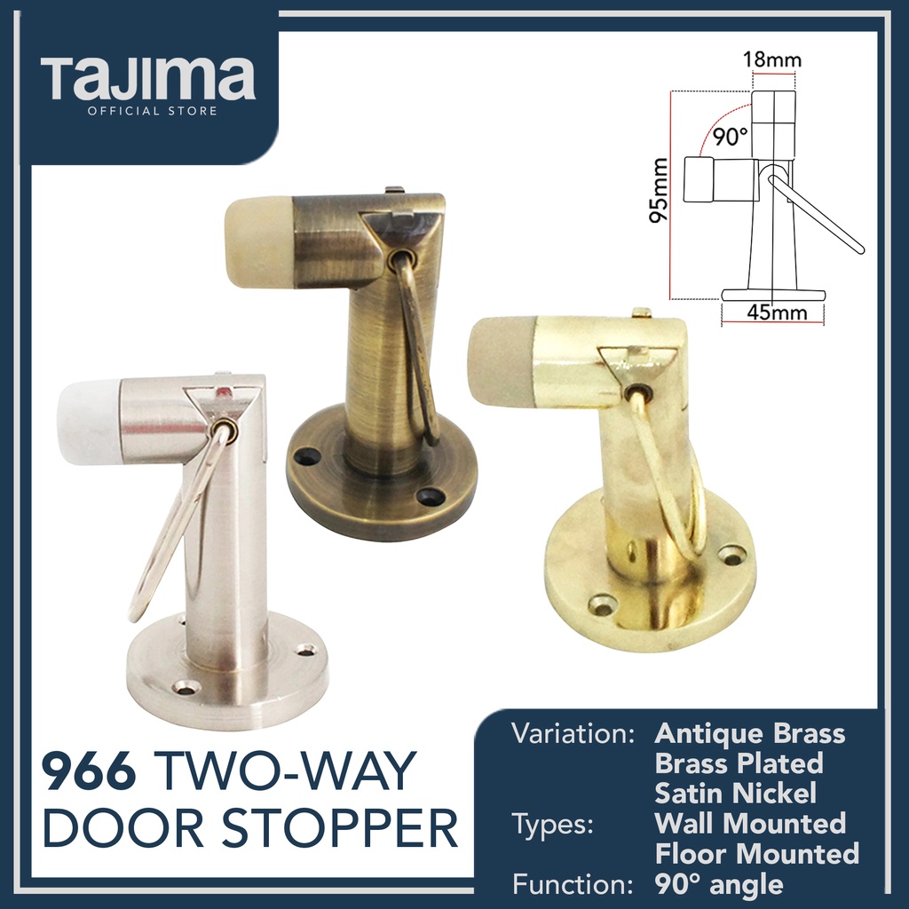 Tajima Door Wall Or Floor Mount Catch Holder Stopper | Shopee Philippines