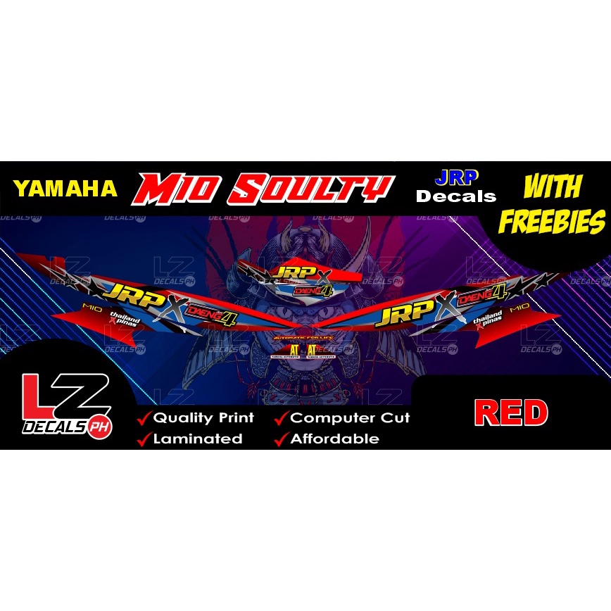 Yamaha Mio Soulty Stock JRP Decals / Stickers with Freebies | Shopee ...