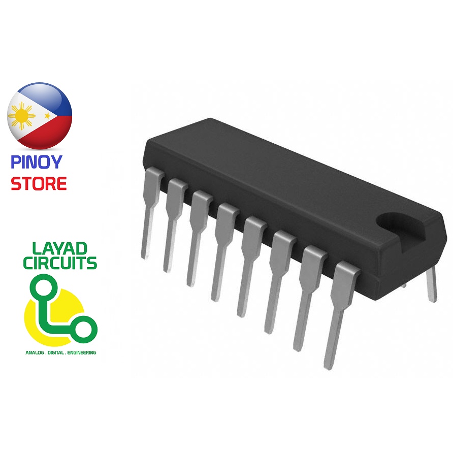 74HC595 shift register logic IC 8-bit shiftregister circuit electronic ...