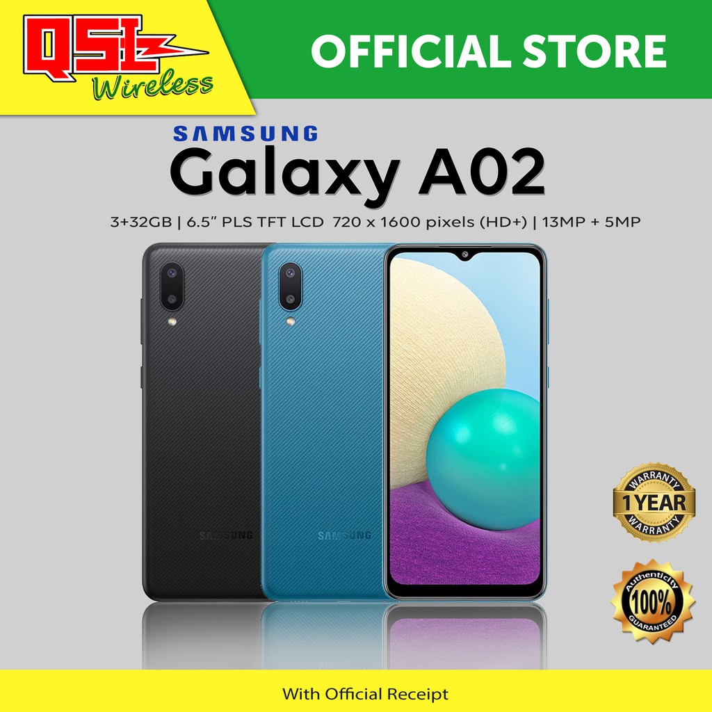 Samsung Galaxy A02, 3+32GB | Shopee Philippines