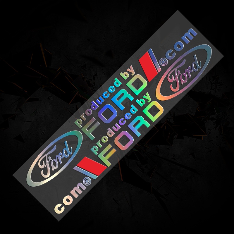 Car Side Trunk Reflective Laser Emblem Sticker Auto Windshield ...