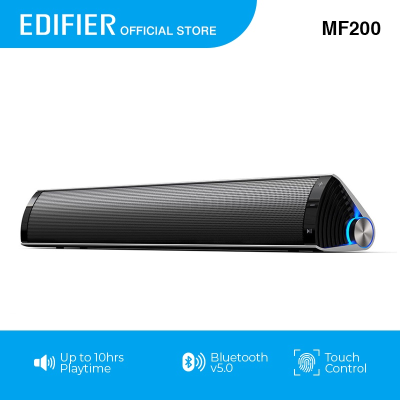 Edifier MF200 Portable Tabletop Bluetooth V5.0 Speaker Impressive Sound from High-Quality USB ...