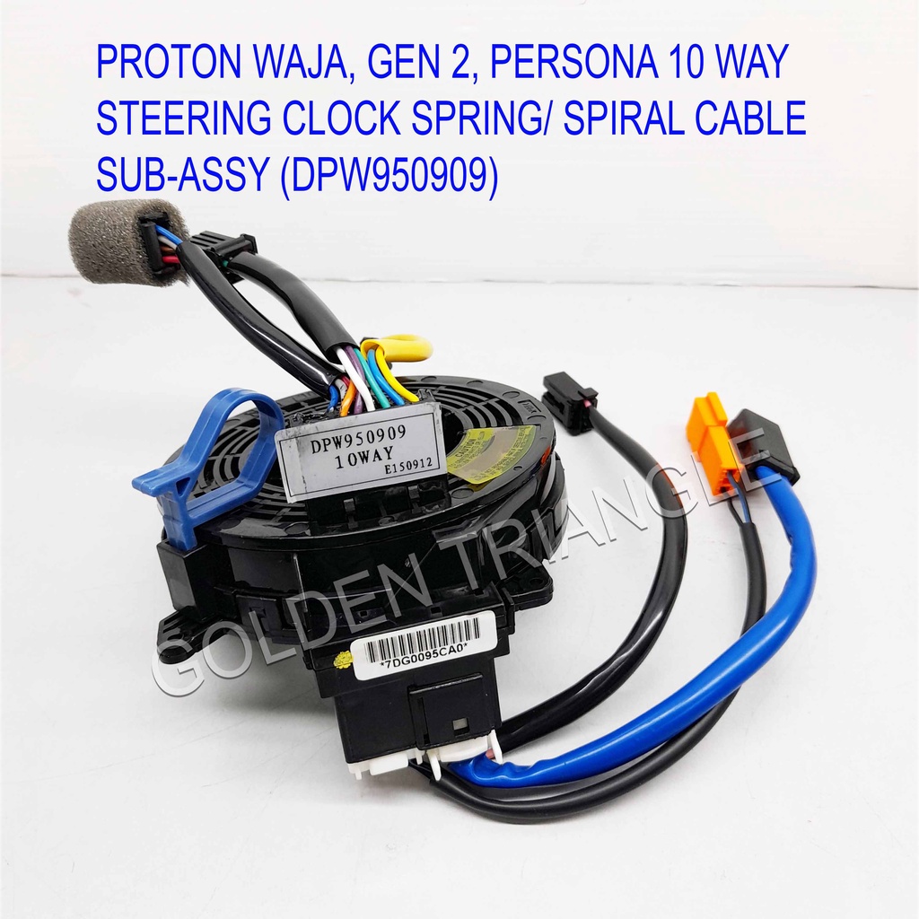 PROTON WAJA, GEN-2, PERSONA 10 WAY STEERING CLOCK SPRING/ SPIRAL CABLE ...