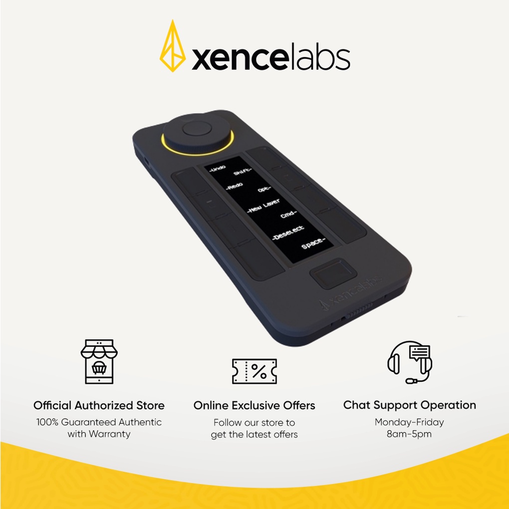 Xencelabs Quick Keys Remote, with 1 year Warranty | Shopee Philippines