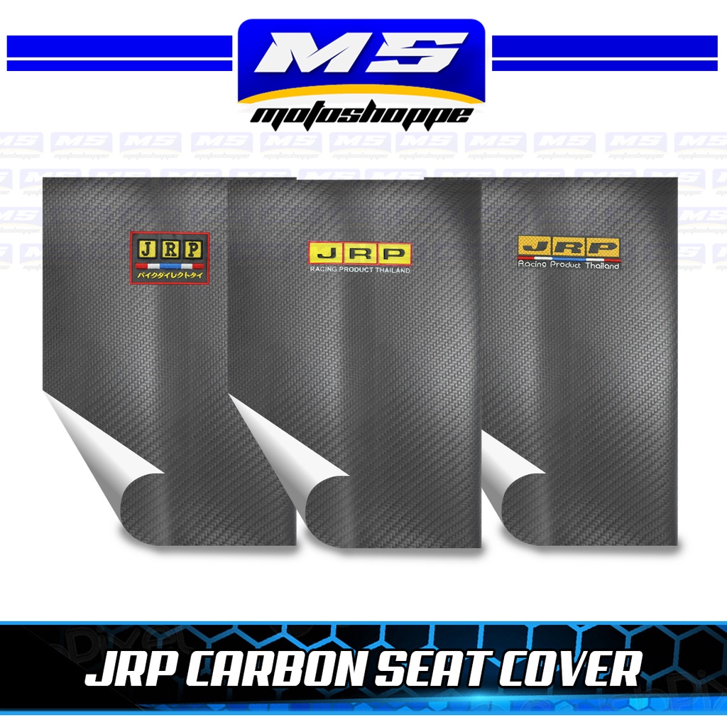 JRP CARBON SEAT COVER UNIVERSAL - MOTOSHOPEE MOTORCYCLE | Shopee Philippines