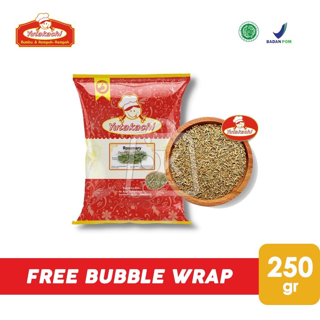 Rosemary Flakes YUTAKACHI / Dried Rosemari Leaves (250 gr) | Shopee ...