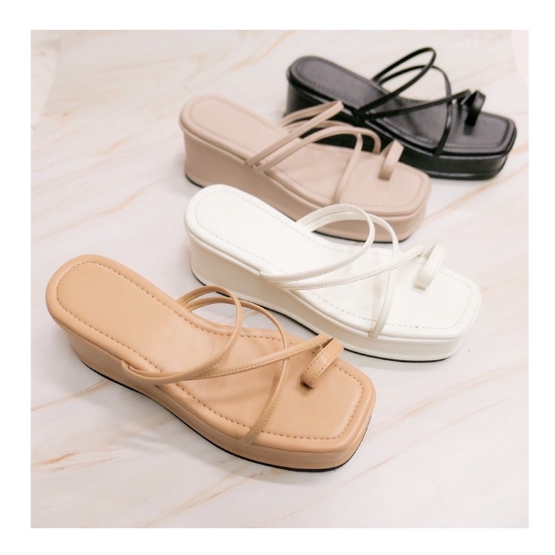 Kimi Footwear Megan 2 inches Platform Wedge Heels Sandals Korean ...