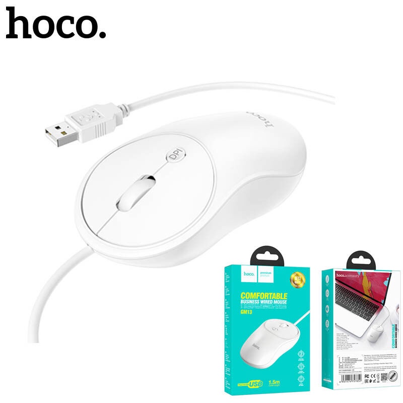 HOCO Gm13 100% Original Wired Mouse For Laptop Mice | Shopee Philippines