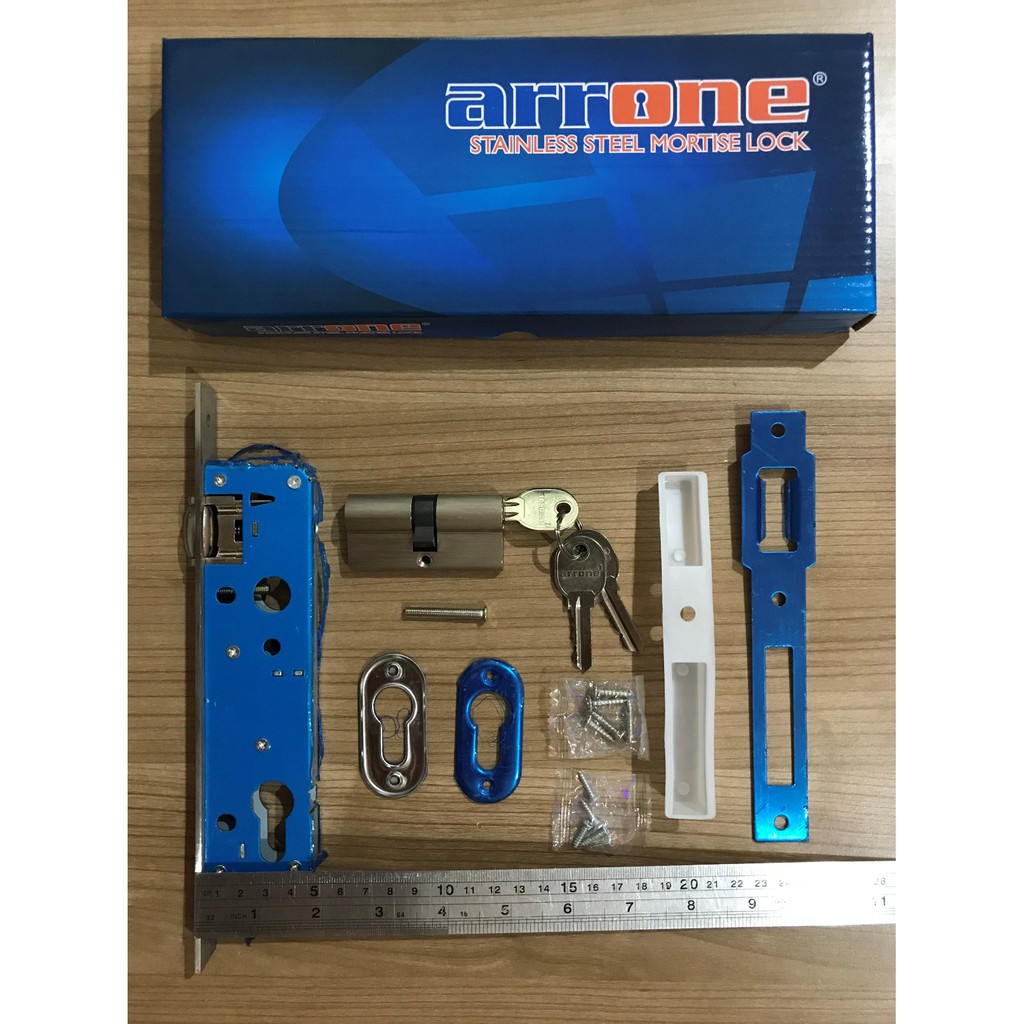 Mortise Lock Door Lock Set 30Mm Cylinder 65Mm Aluminum Door Set Door ...