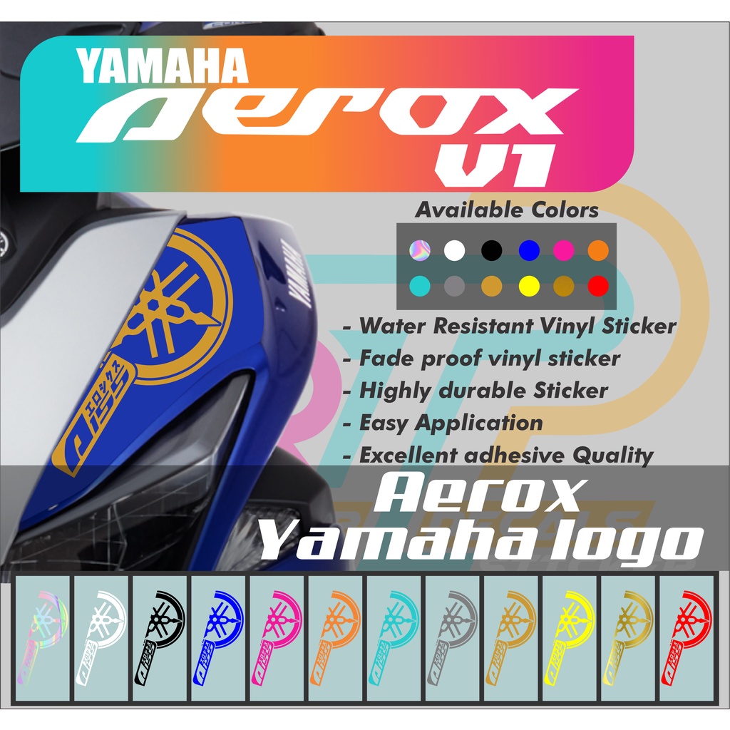 Yamaha Aerox 155 Front Decals Sticker | Shopee Philippines