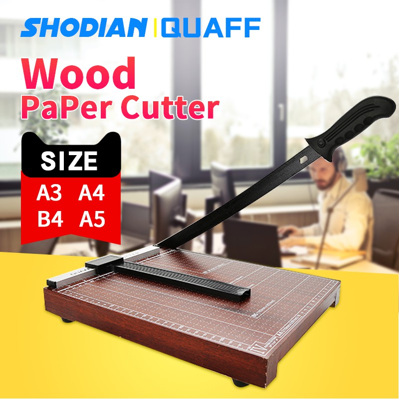 Quaff Paper Cutter Wood / Metal Base [ A4 // A3 // B4 // A5 ] High ...