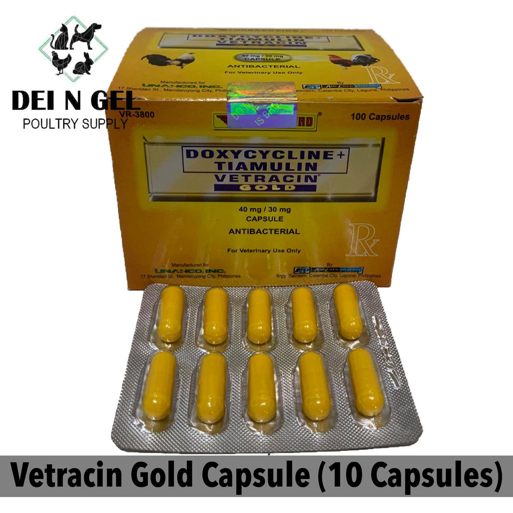 Vetracin Gold Capsule / Multicap (10 CAPSULES) | Shopee Philippines