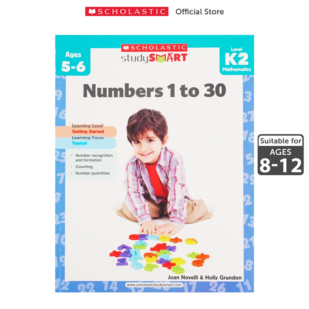 Scholastic : Study Smart: Numbers 1 To 30 K2 (9789810713768) | Shopee Philippines