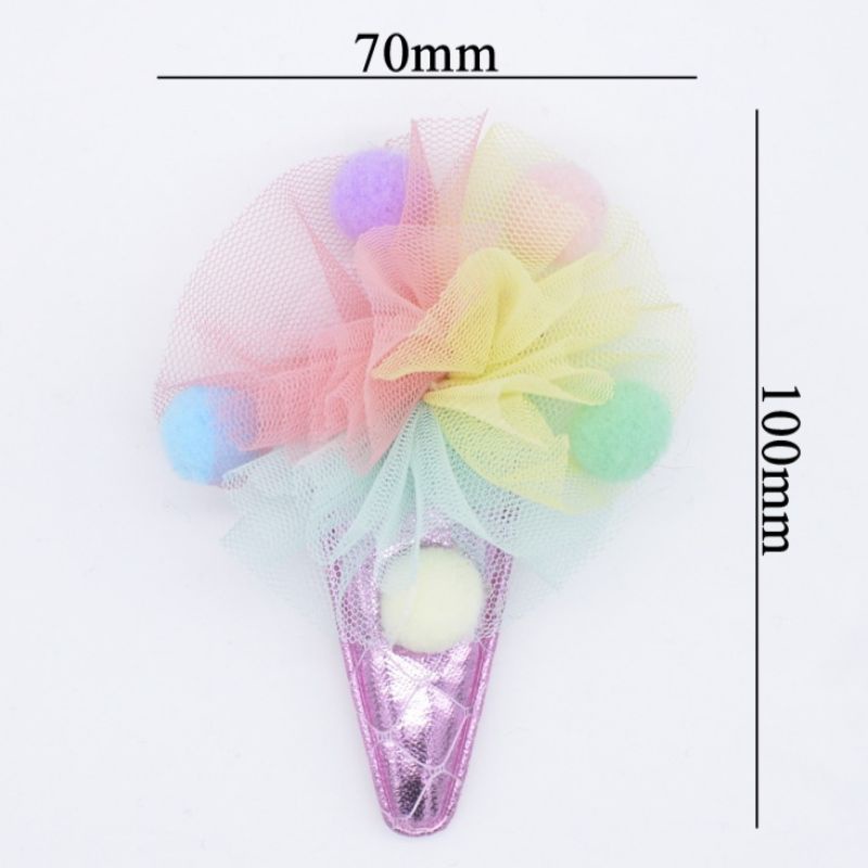 Chiffon Ice Cream With Pompoms Patch Per Piece Shopee Philippines
