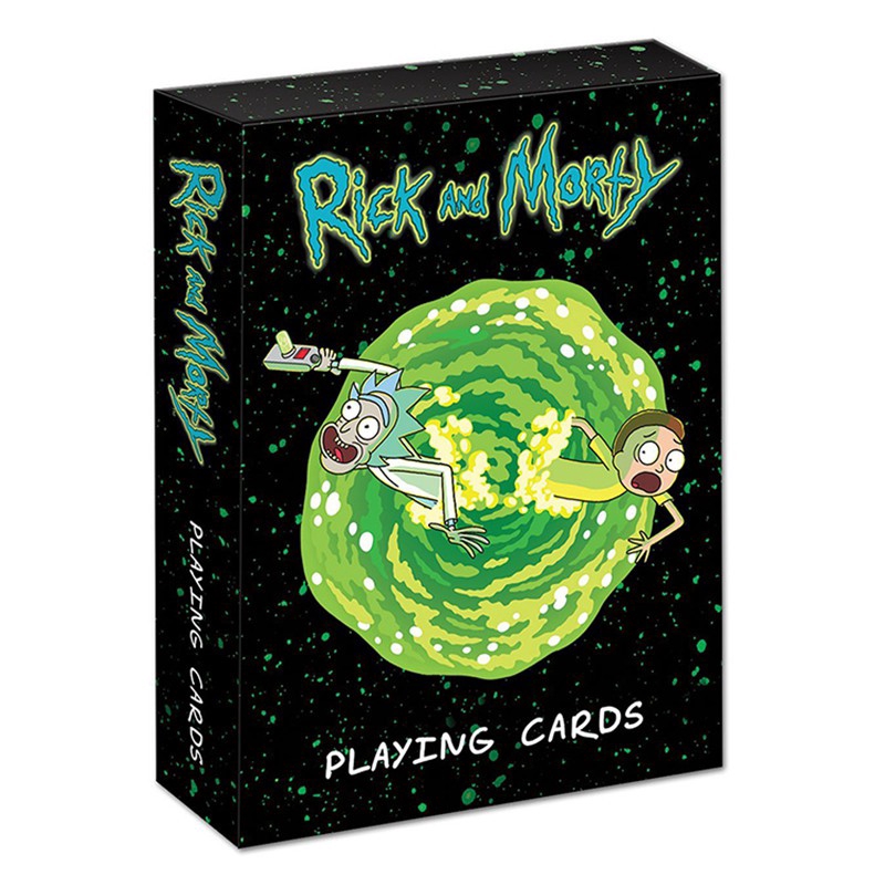 Deluxe Rick and Morty Playing Cards Set Board Game Poker | Shopee ...