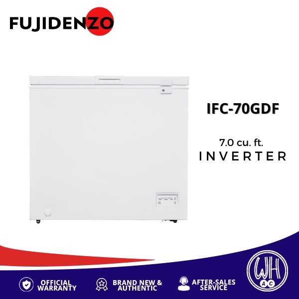 Fujidenzo 7 cu. ft HD Inverter Chest Freezer IFC70GDF (White) | Shopee ...