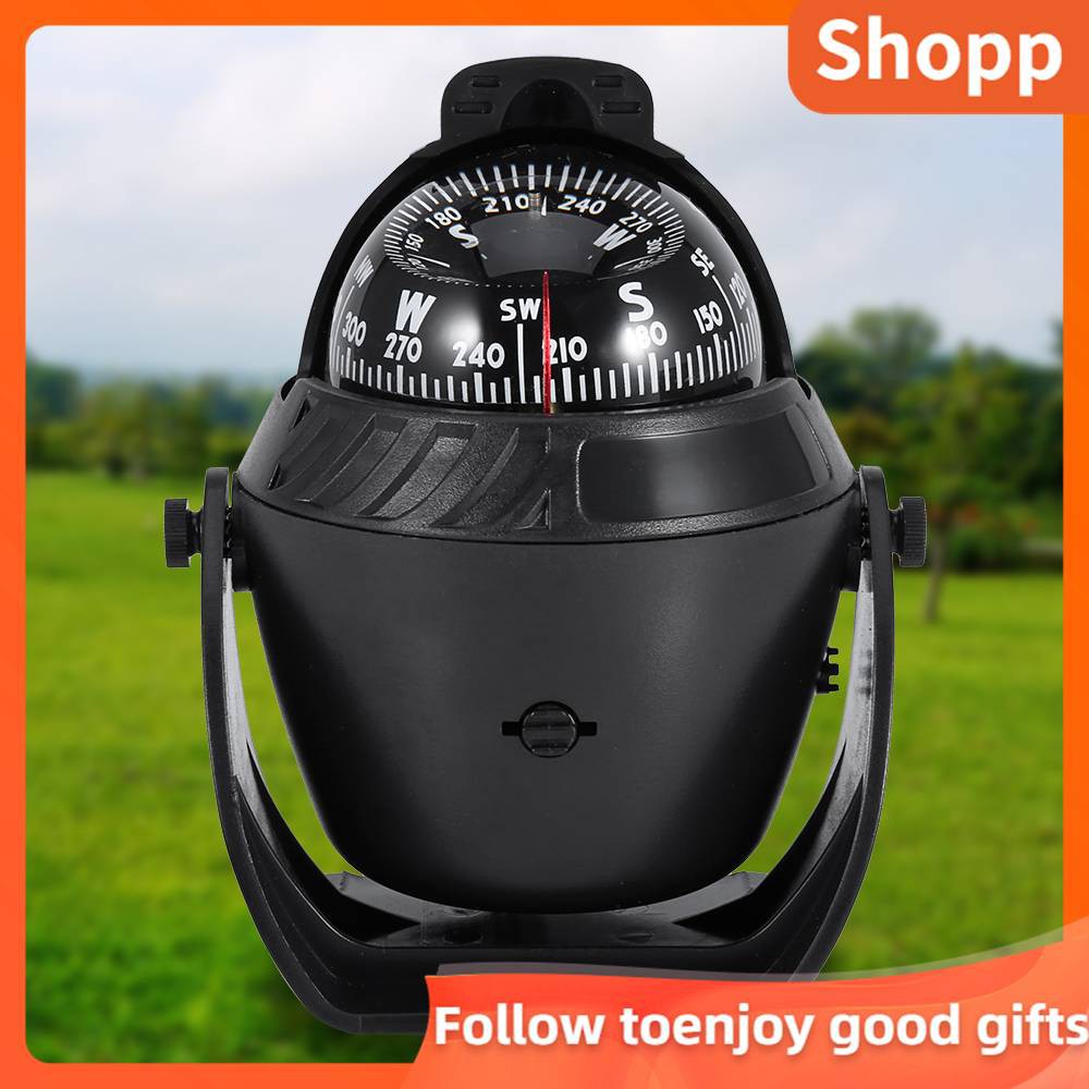 [READY STOCK] LED Light Pivoting Compass High Precision Navigation ...