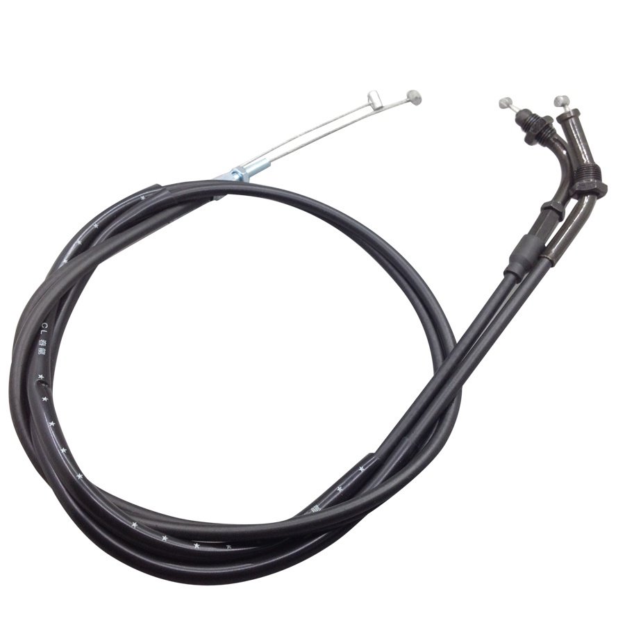 AE 1 Pair Motorcycle Extended Throttle Oil Cables Line Motor ...