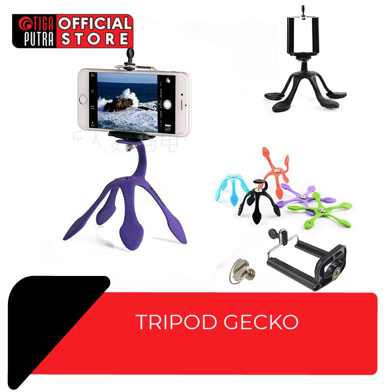 Universal TRIPOD MINI Octopus Flexible Octopus GEKKO | Shopee Philippines