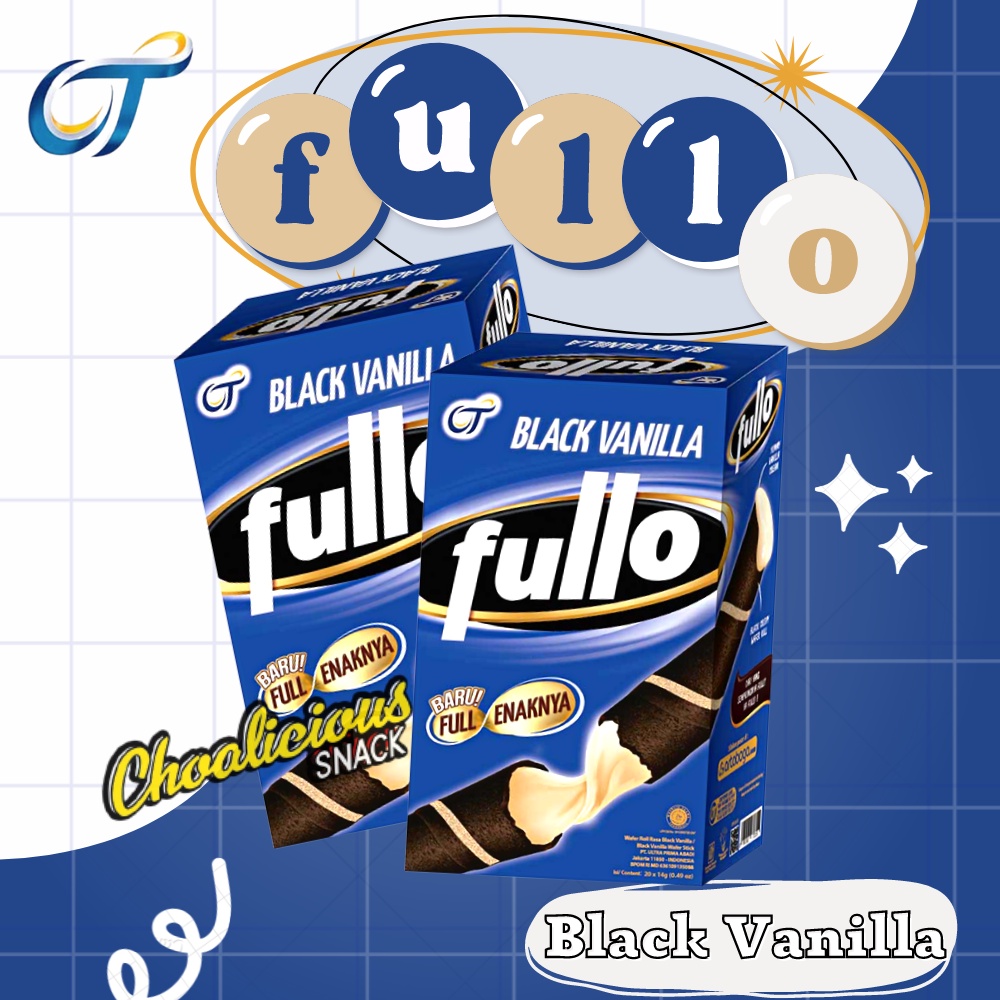 Fullo Wafer Stick Black Vanilla Flavor @ 14 grams | Shopee Philippines