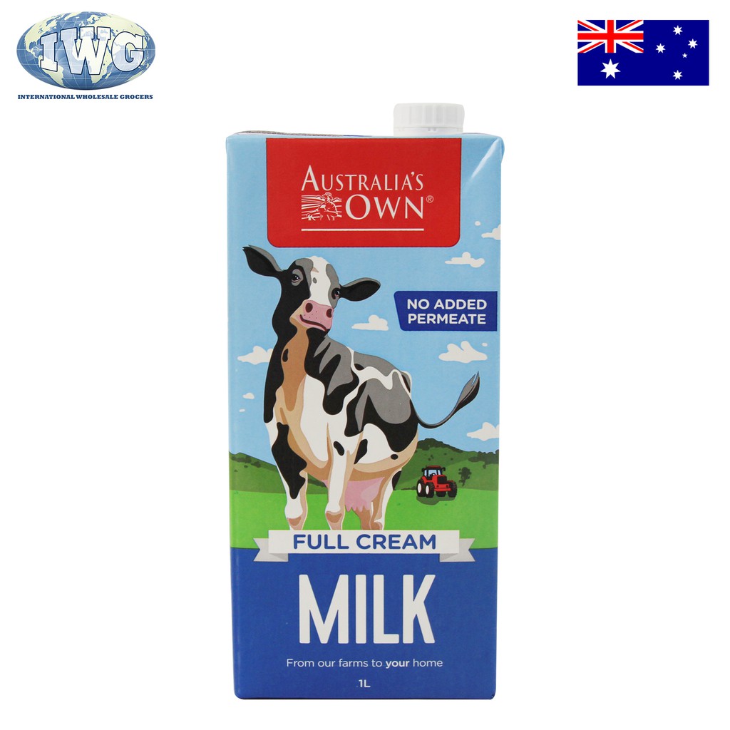 IWG AUSTRALIA'S OWN Full Cream Dairy Milk 1L | Shopee Philippines