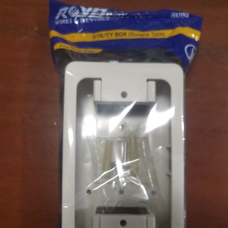 Royu surface type utility box Amco box.w/screw&tox. | Shopee Philippines