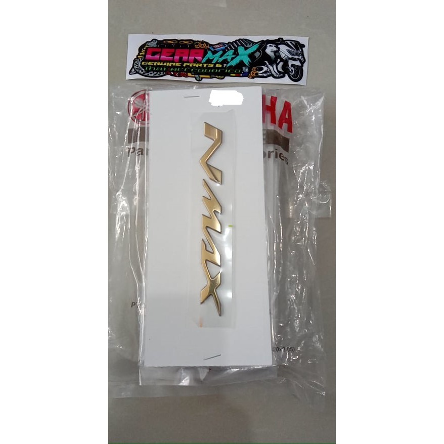 YAMAHA NMAX EMBLEM 3D GOLD / SILVER / DARK GRAY | Shopee Philippines
