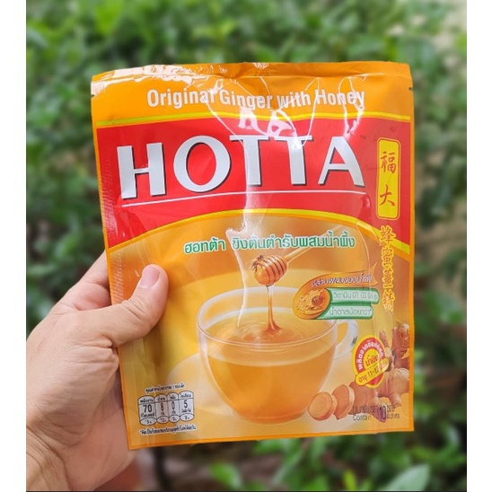 HOTTA Instant Ginger Tea w/ Honey 10 sachet | Shopee Philippines